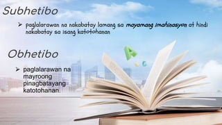 Tekstong Deskriptibo halimbawang presentasyon | PPTX