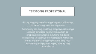 tekstong-propesyonal-fil2.pptx Pagbasabat Pagsulat | PPTX