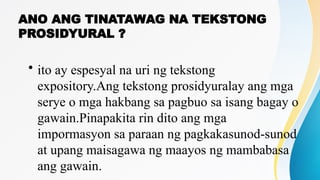 TEKSTONG-prosidyural.powerpointpresentation | PPTX