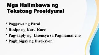 TEKSTONG-prosidyural.powerpointpresentation | PPTX