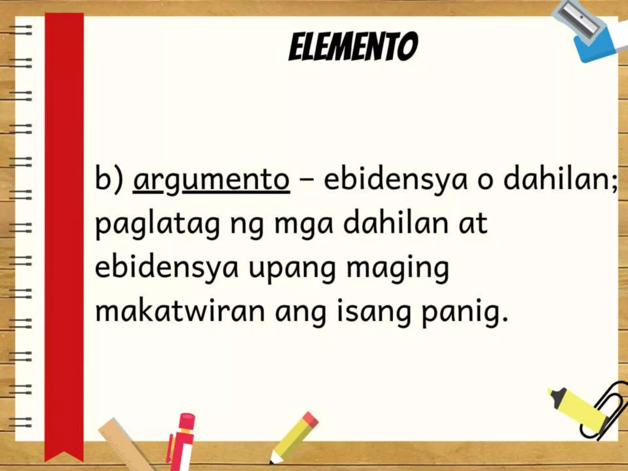 Tekstong Argumentatibo | PPTX