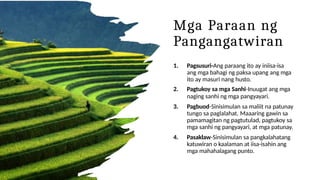 Kahulugan at Katangian ng Tekstong Argumentatibo | PPTX