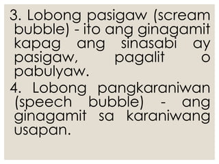TEKSTONG BISWAL iba't ibang uri komiksbilang tekstong biswal.ppt