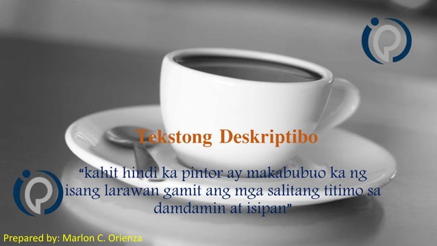 Tekstong deskriptibo | PPTX