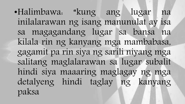 Tekstong deskriptibo | PPTX