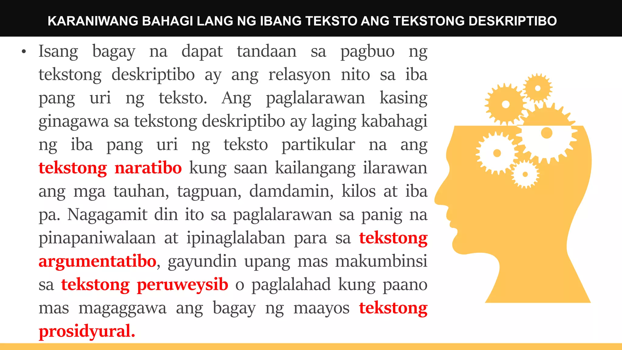 Tekstong Deskriptibo | PDF