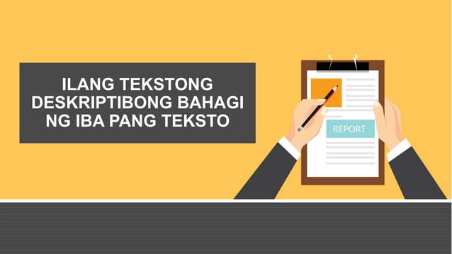 Tekstong Deskriptibo | PDF