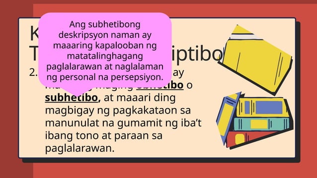 Tekstong Deskriptibo (Makulay na paglalarawan) | PPTX