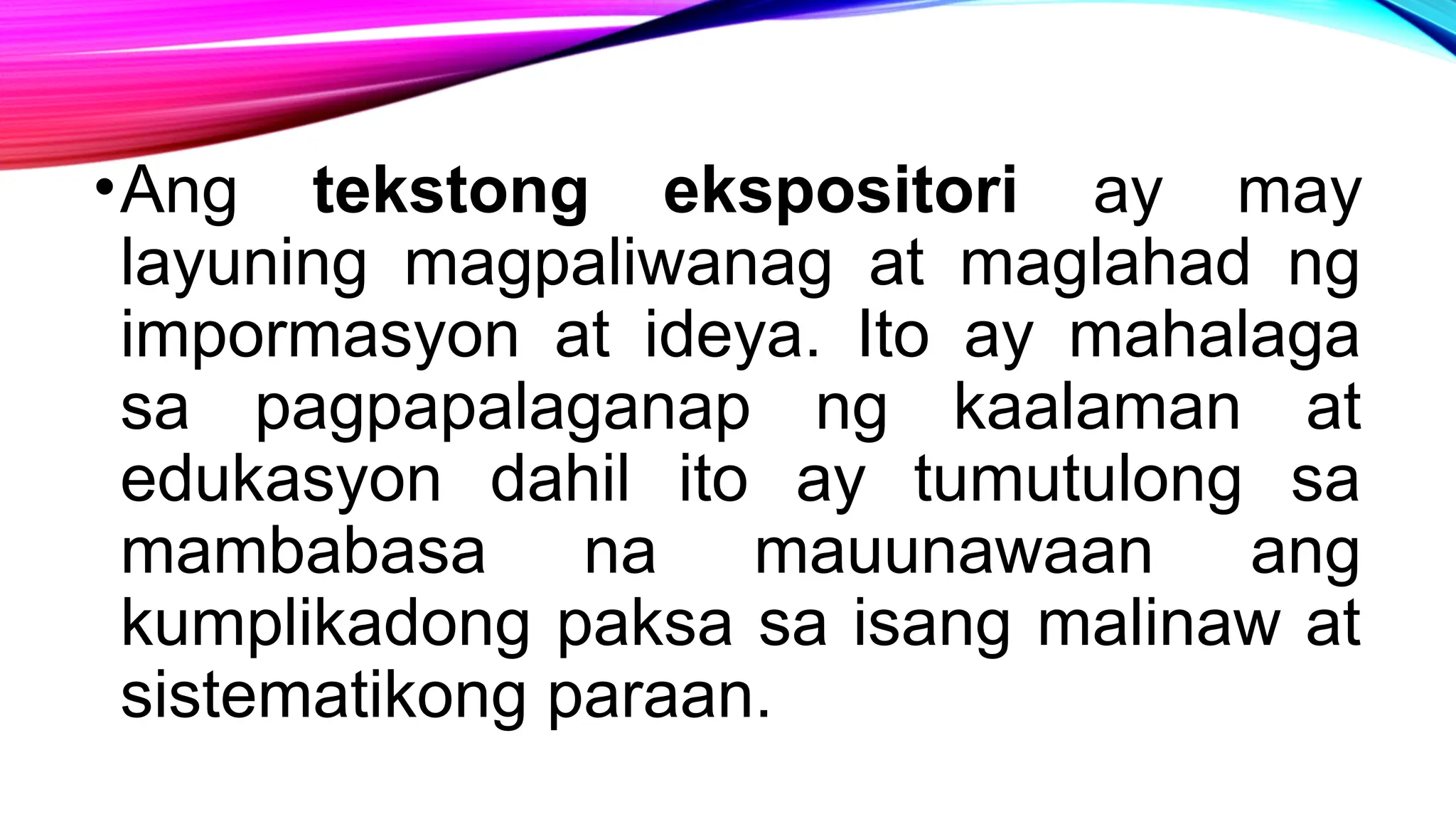 Tekstong Ekspositori (Pagkakasunod-sunod).pptx