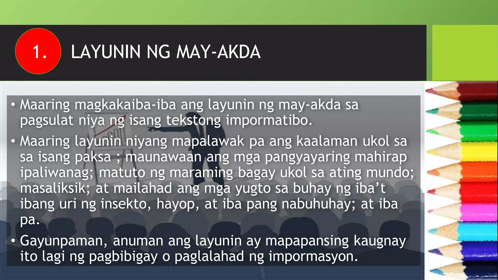 tekstong impormatibo | PPTX