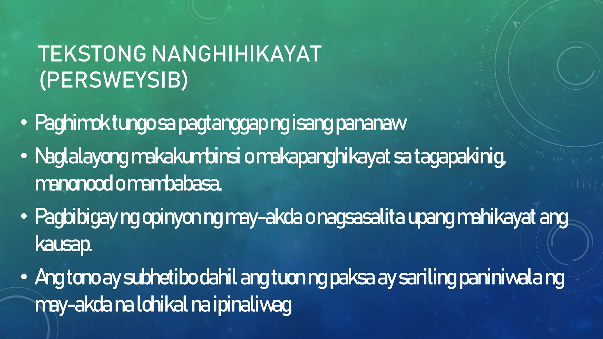 TEKSTONG NANGHIHIKAYAT.pptx Grade 11Pagbasa at Pagsusuri Ng Ibat't Ibang Teksto Tungo sa ...