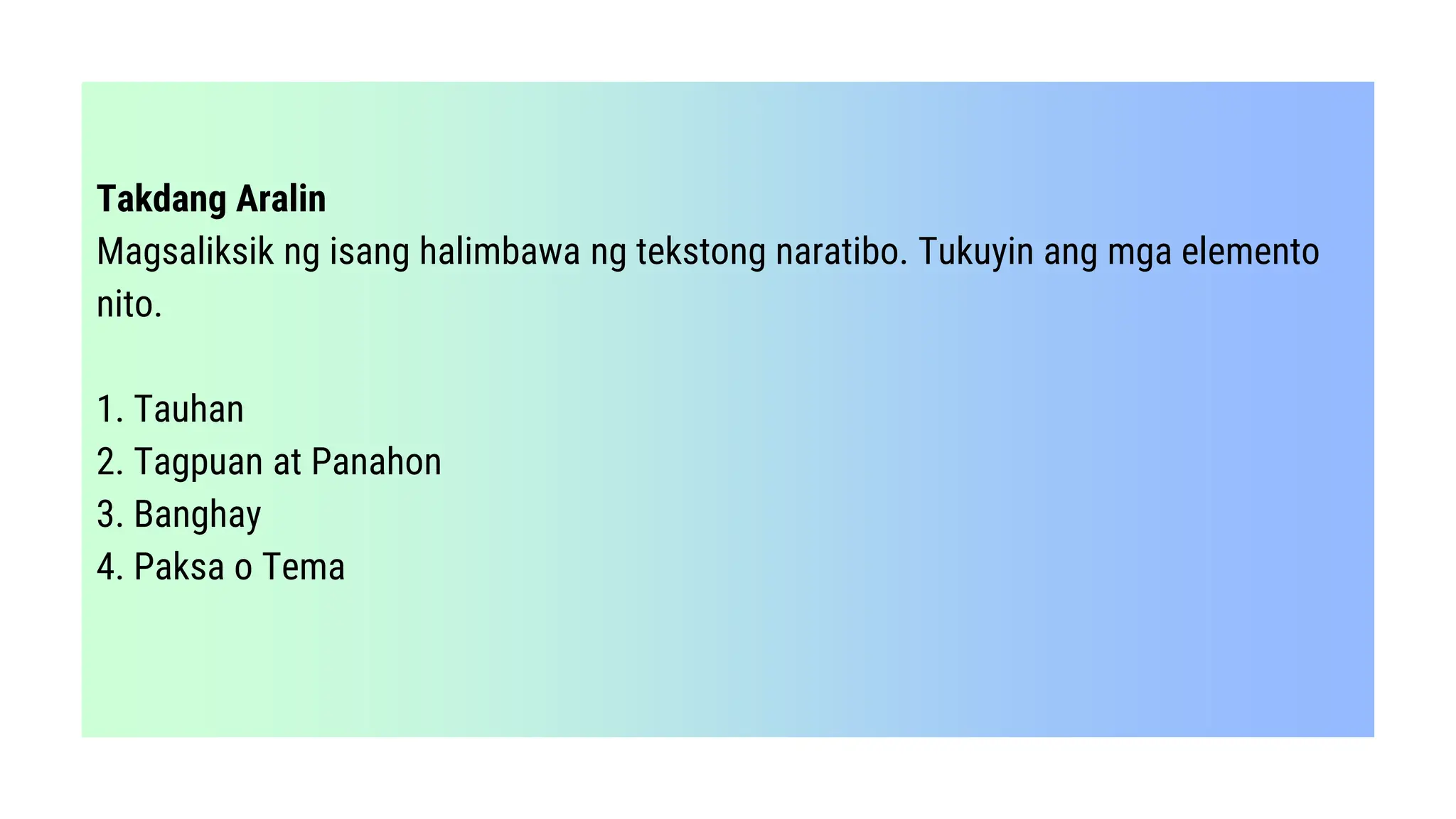 GRADE 11 PRESENTATION PAGBABASA AT PAGSUSURI NG IBA'T-IBANG TEKSTO ...