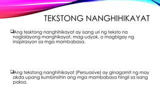 Tekstongn nanghihikayat (Discussion).pptx