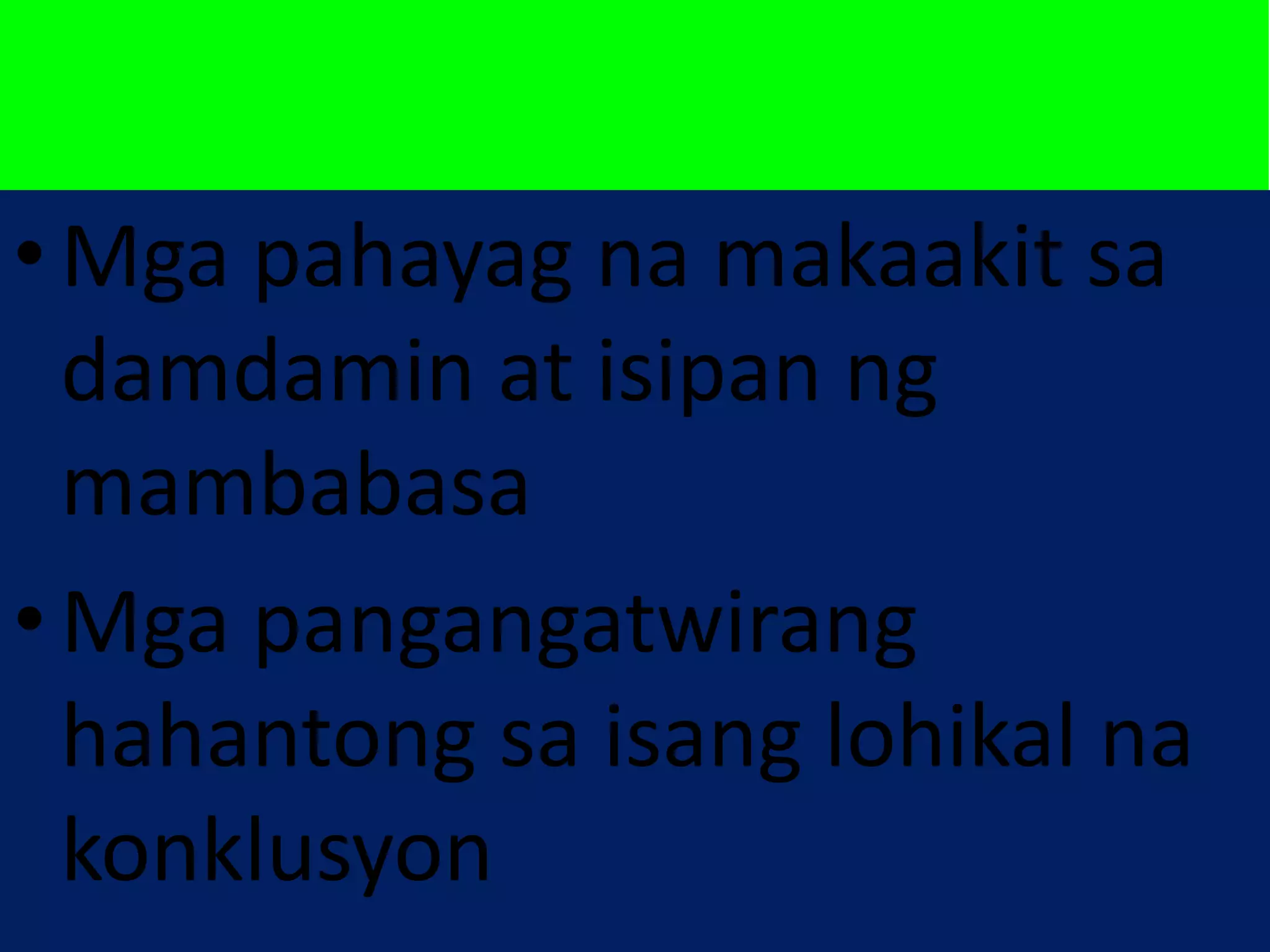 Tekstong Persweysiv o Nanghihikayat | PPTX