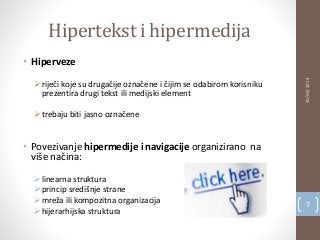 Tekst u multimedijskim sustavima | PPTX