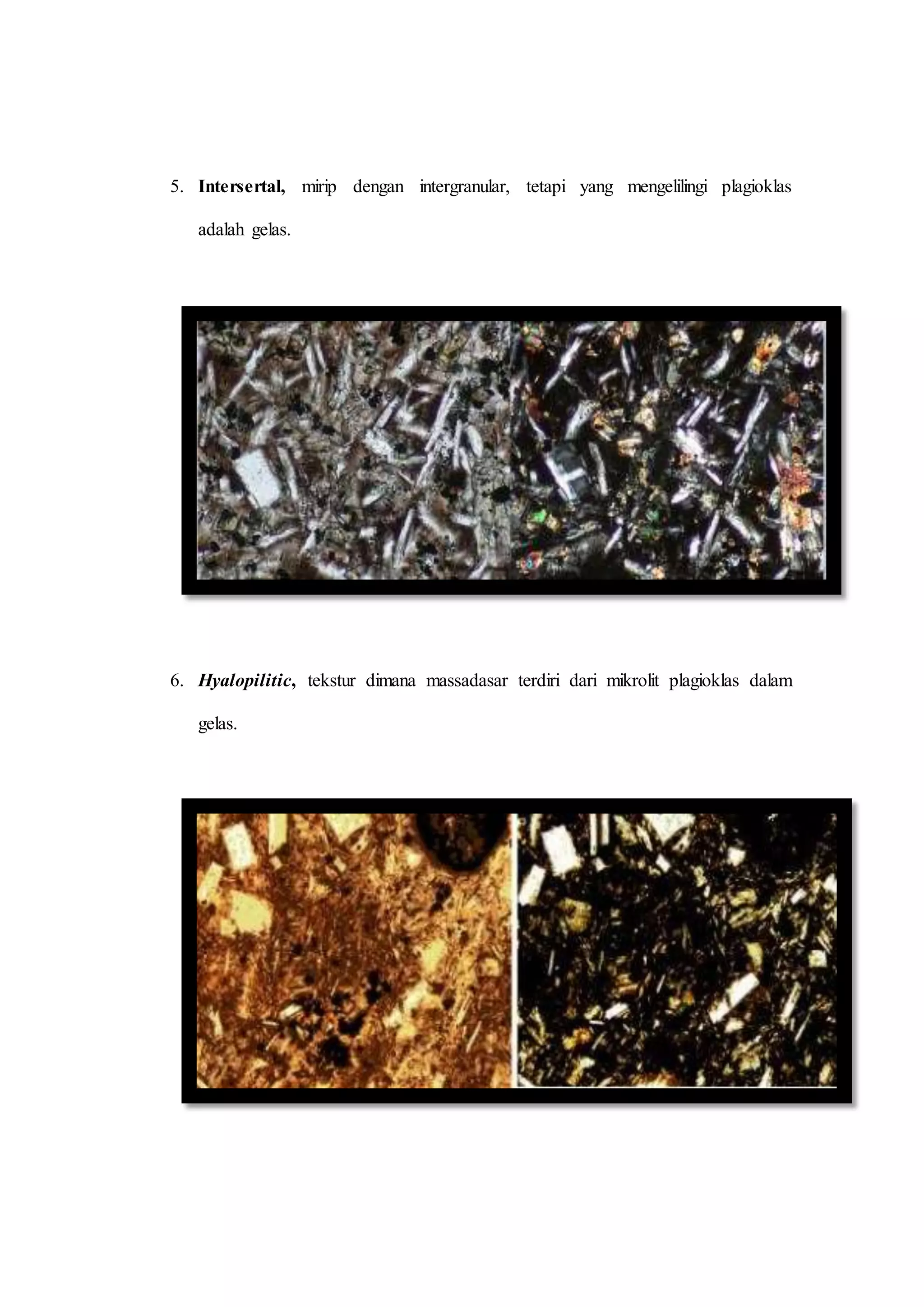 Tekstur khusus batuan beku | DOCX