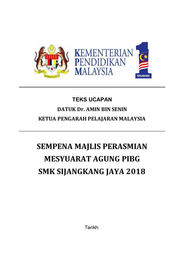 Teks ucapan kppm edited smk sijangkang | DOCX