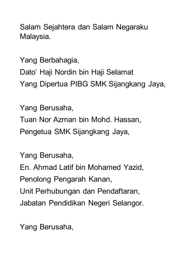 Teks ucapan perasmian penutup mesyuarat agung pibg smk sijangkang jaya ...