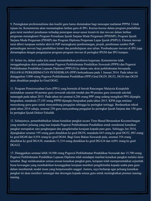 Teks ucapan sempena sambutan hari guru kali ke | PDF