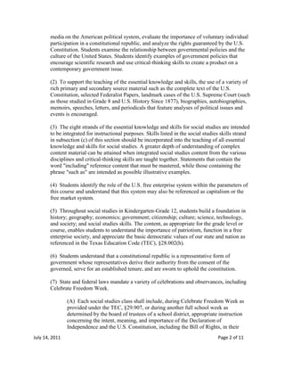 TEKS United States Government 2011 2012 | DOCX