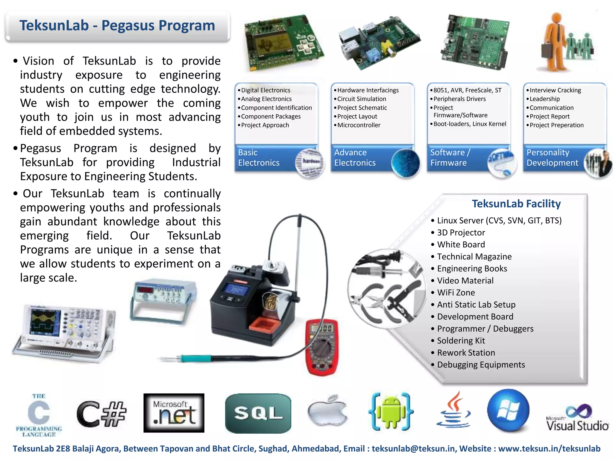 TeksunLab Pegasus Program 2014 | PPTX