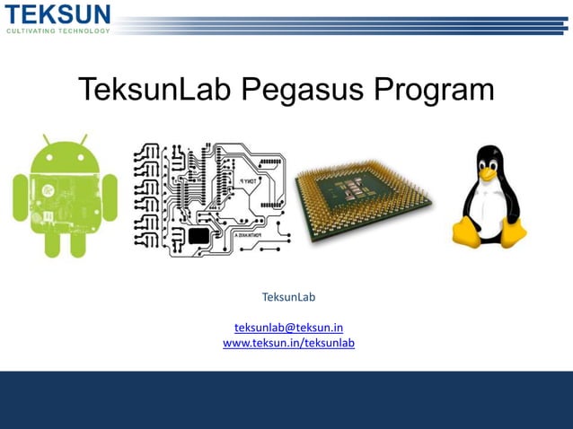 TeksunLab Pegasus Program Details 2014 | PPT