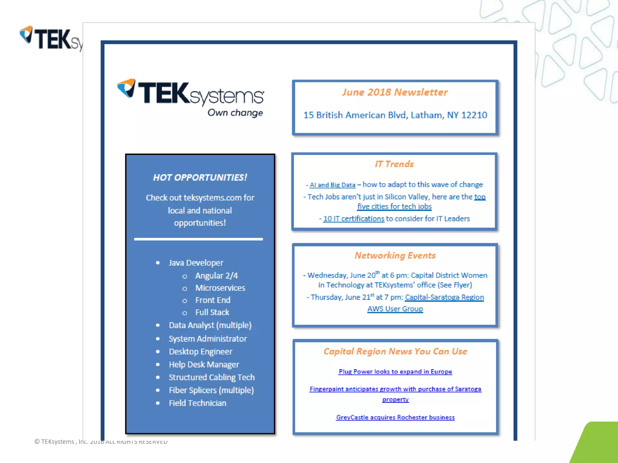 TEKsystems cd_wit presentation | PPTX