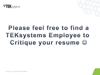 TEKsystems cd_wit presentation | PPTX