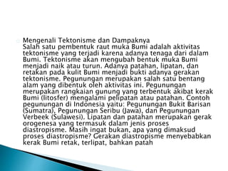 Tektonik lempeng | PPTX
