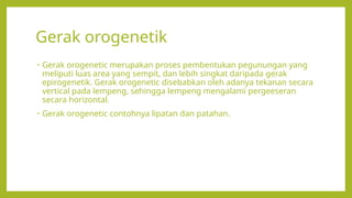 Analisis Pengaruh Tektonisme Terhadap Pembentukan Bentuk Lahan: Studi ...