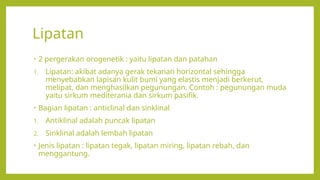 Analisis Pengaruh Tektonisme Terhadap Pembentukan Bentuk Lahan: Studi ...