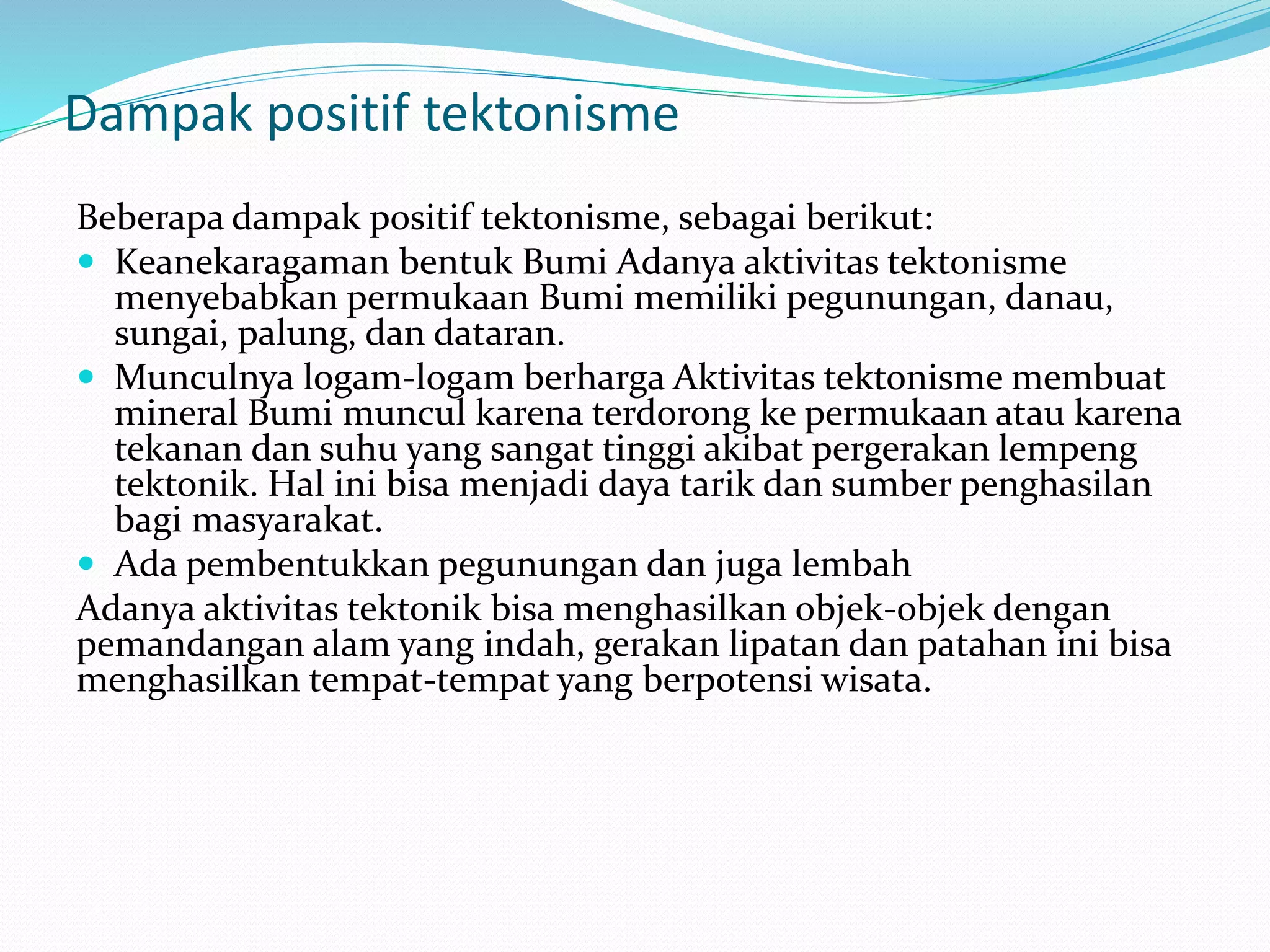 TEKTONISME DAN PENGARUHNYA TERHADAP KEHIDUPAN.pptx