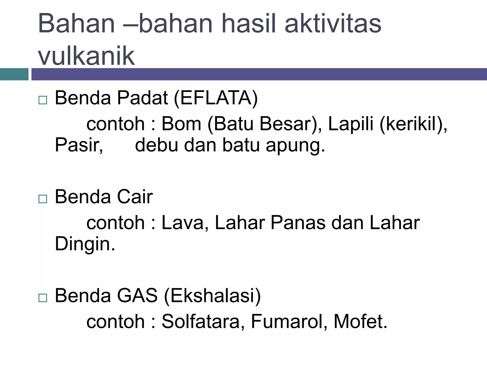 Tektonisme dan Vulkanisme | PPTX