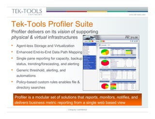 Tek Tools Profiler Overview | PDF | Operating Systems | Computer ...