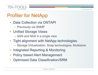 Tek Tools Profiler Overview | PDF | Operating Systems | Computer Software and Applications