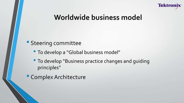 Tektronix : Global ERP Implementation | PPTX | Computing | Technology & Computing