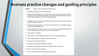 Tektronix : Global ERP Implementation | PPTX