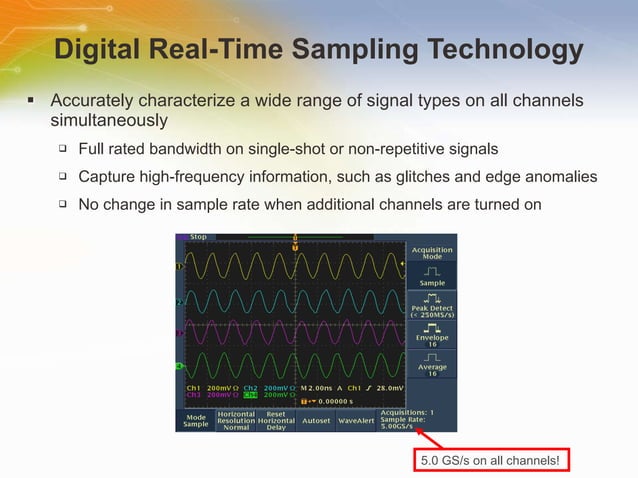TDS3000C Digital Phosphor Oscilloscopes | PPT | Computer Peripherals ...