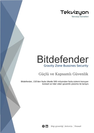 Tekvizyon bitdefender-gravityzone bulut-panel-yapılandırma | PDF