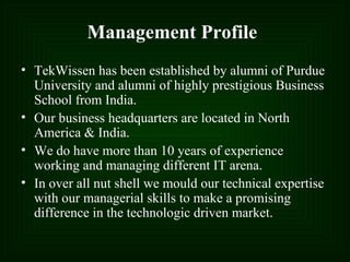 TekWissen LLC | PPT