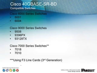 Next Generation Fiber Structured Cabling and Migration to 40/100g | PPTX