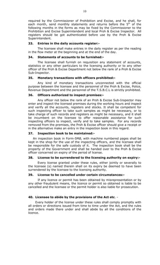 Telangana micro-brewery-rules-20151 | PDF