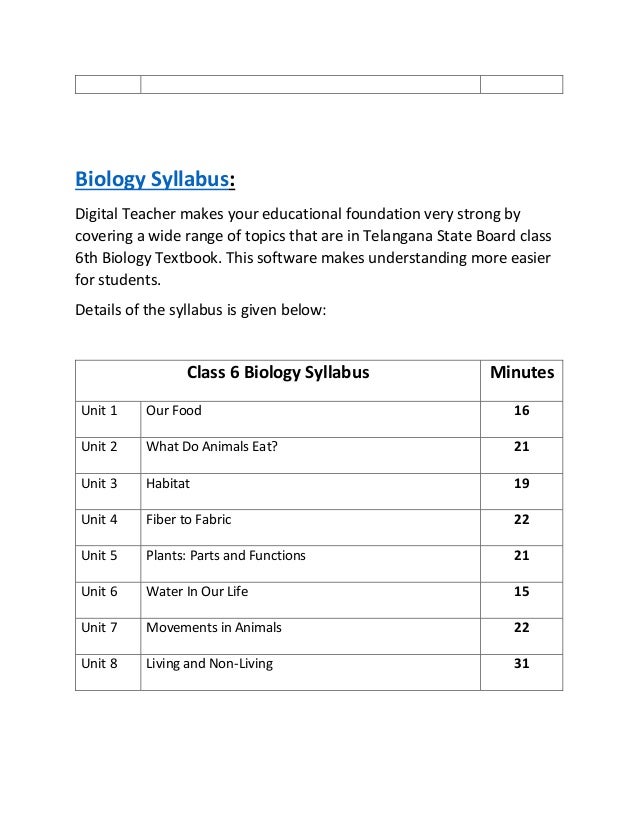 Telangana Class 6 Syllabus pdf telangana-class-6-syllabus-pdf