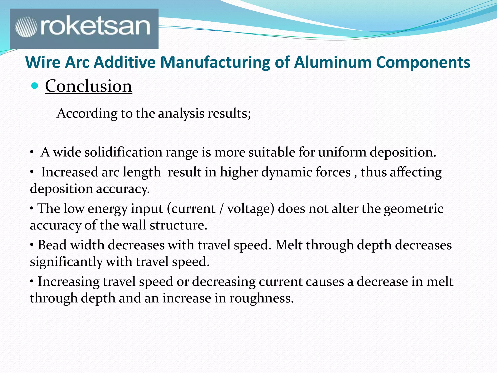 Wire Arc Additive Manufacturing | PPTX