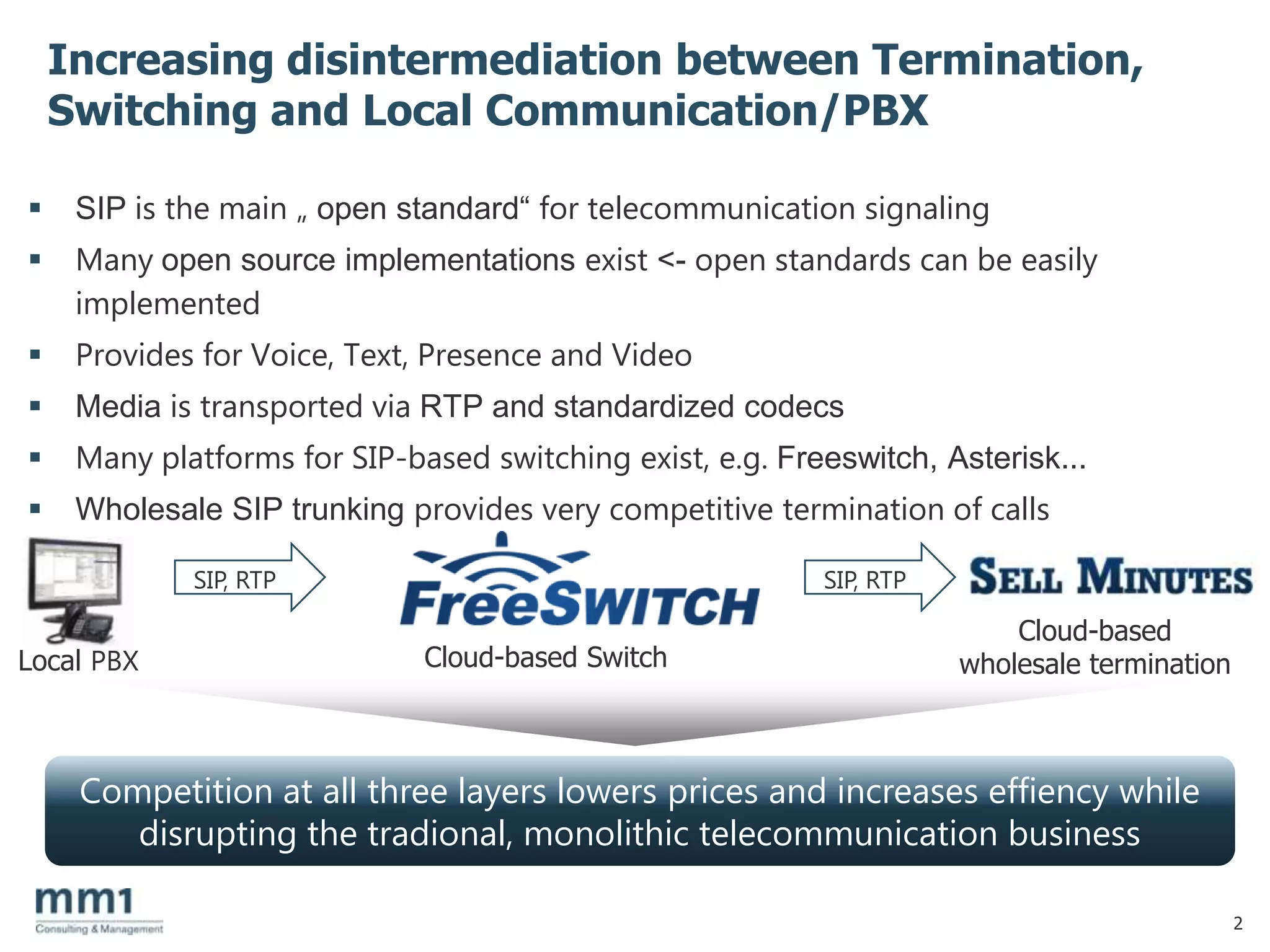 Disruptive trends in telecommunication | PPTX
