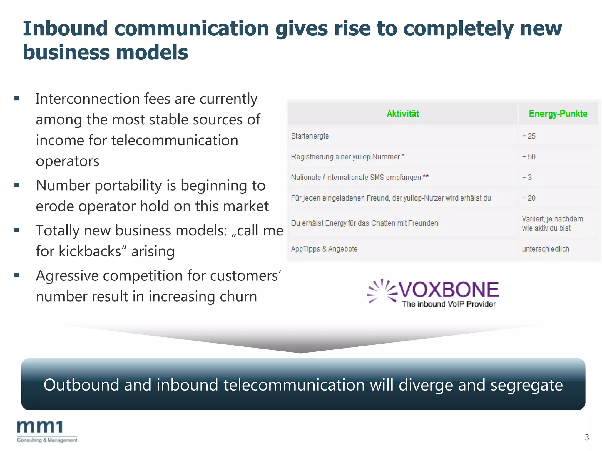 Disruptive trends in telecommunication | PPTX