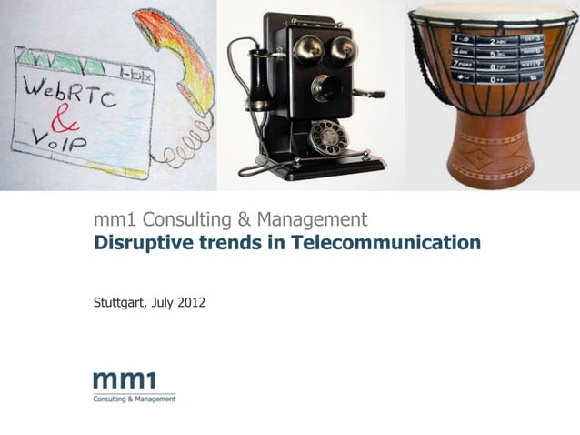 Disruptive trends in telecommunication | PPT