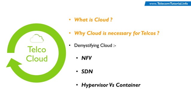 Telco Cloud 01 - Introduction to NFV | PPT