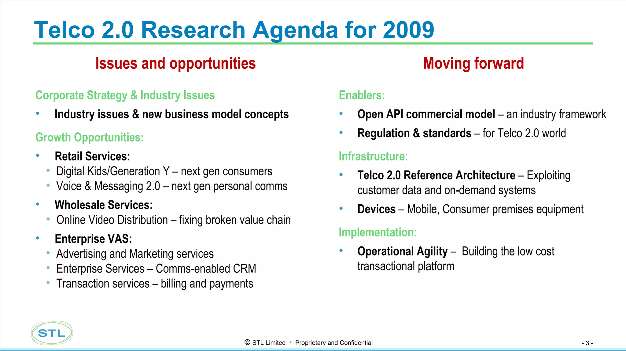 Telco 2.0 'two-sided' business model - Intro | PPT