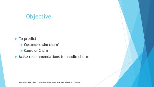 Telco churn presentation | PPTX